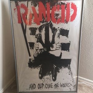 rancid | Wall Decor | Rare Rancid Band Show Marquee Poster Vintage ...